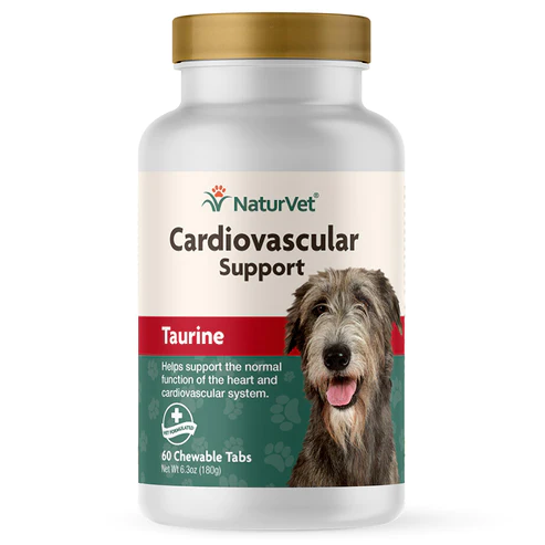 Naturvet Cardiovascular Support Plus Taurine for Dogs (60 Tablets ...