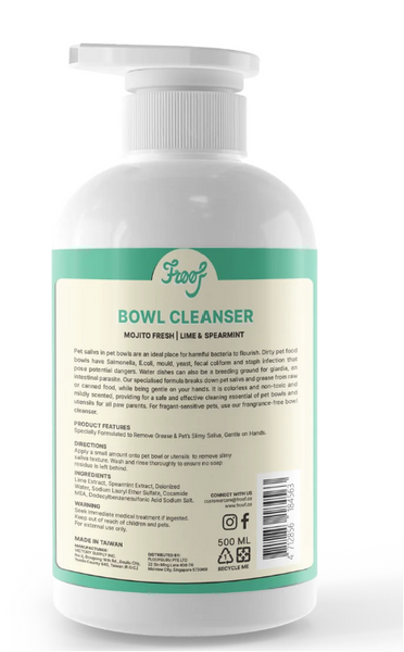 Froof Bowl Cleanser Mojito Fresh (500ml) – Gaia Pets