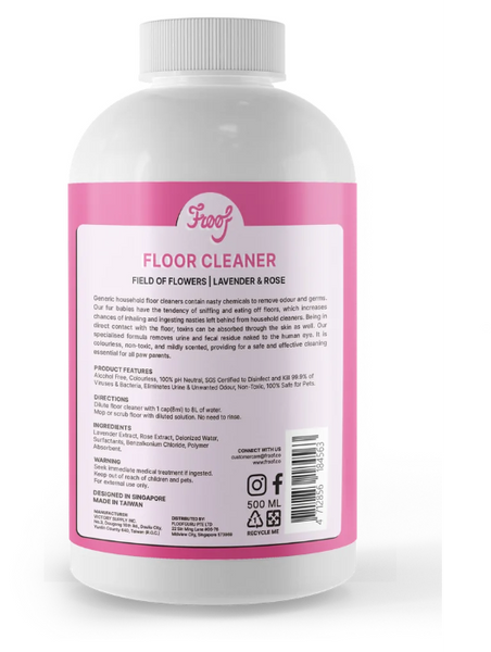 Froof Floor Cleaner Field of Flowers (500ml) – Gaia Pets