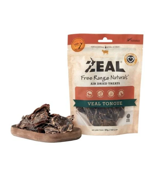 Zeal Dog Veal Tongue Treats (85g) – Gaia Pets
